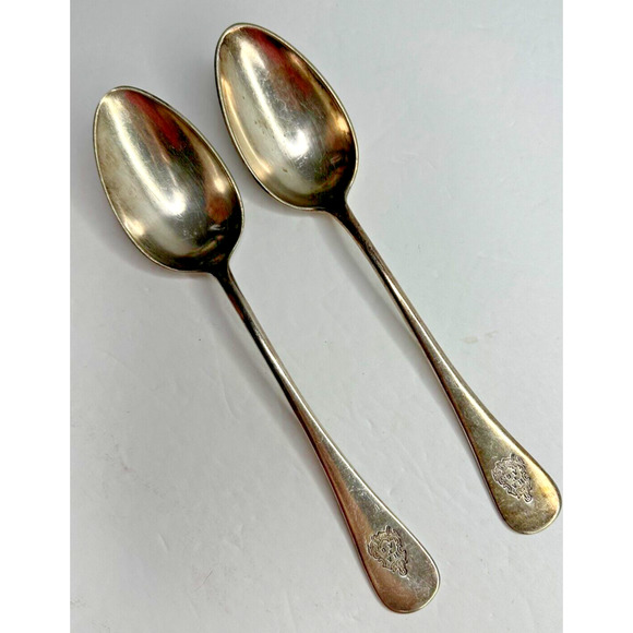 HEPP | Dining | Gerb Hepp Silver Plated Flatware Serving Spoon Set Of 2 ...
